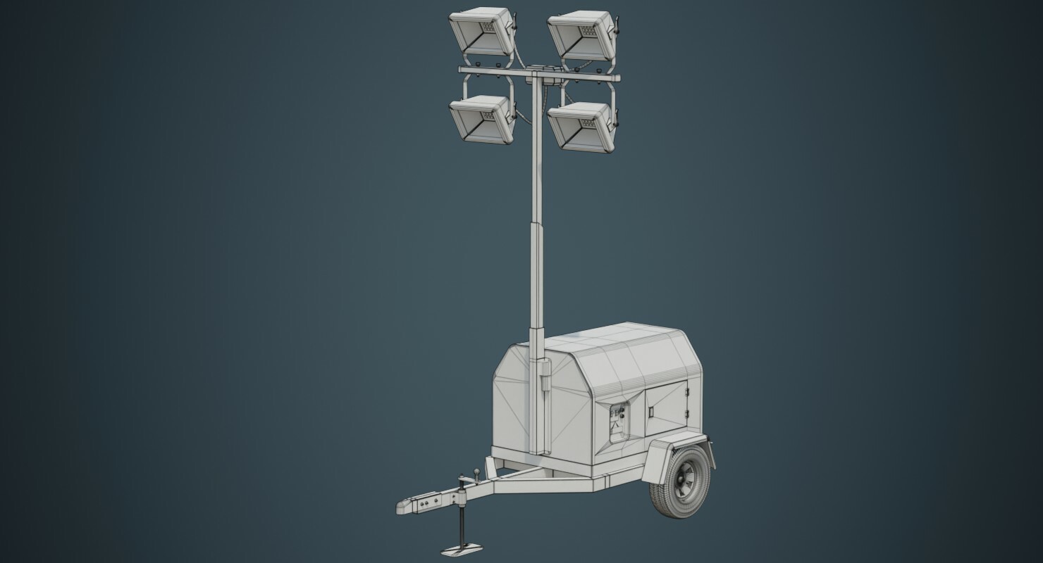 ArtStation - Light Tower 2B | Game Assets