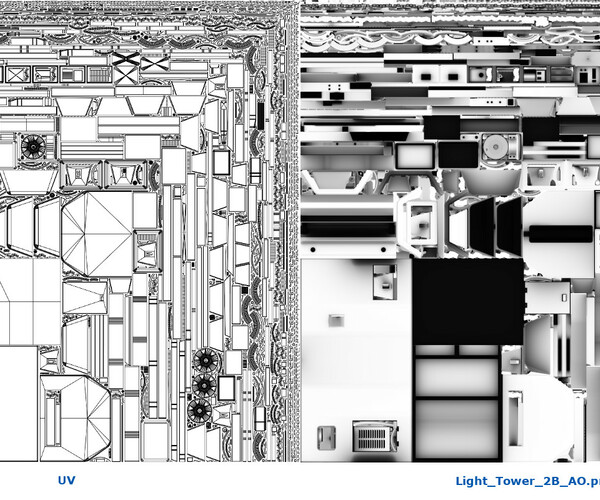 ArtStation - Light Tower 2B | Game Assets