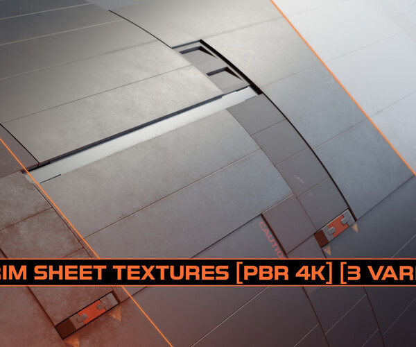 ArtStation - Sci fi Trim sheet texture 3 Variations | Resources