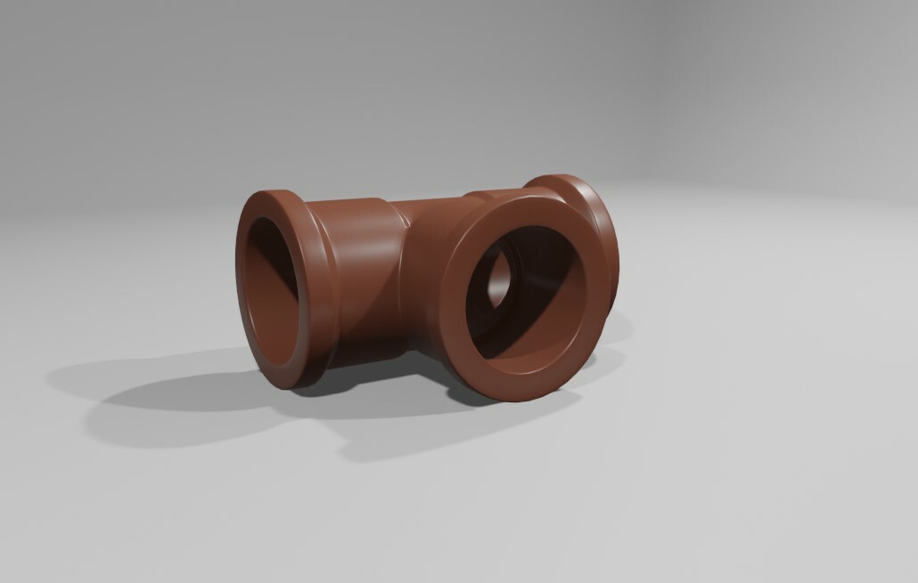 ArtStation - Pipe T PVC - Cano PVC | Game Assets