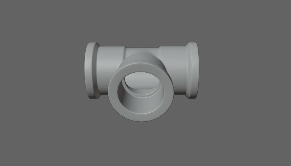 ArtStation - Pipe T PVC - Cano PVC | Game Assets
