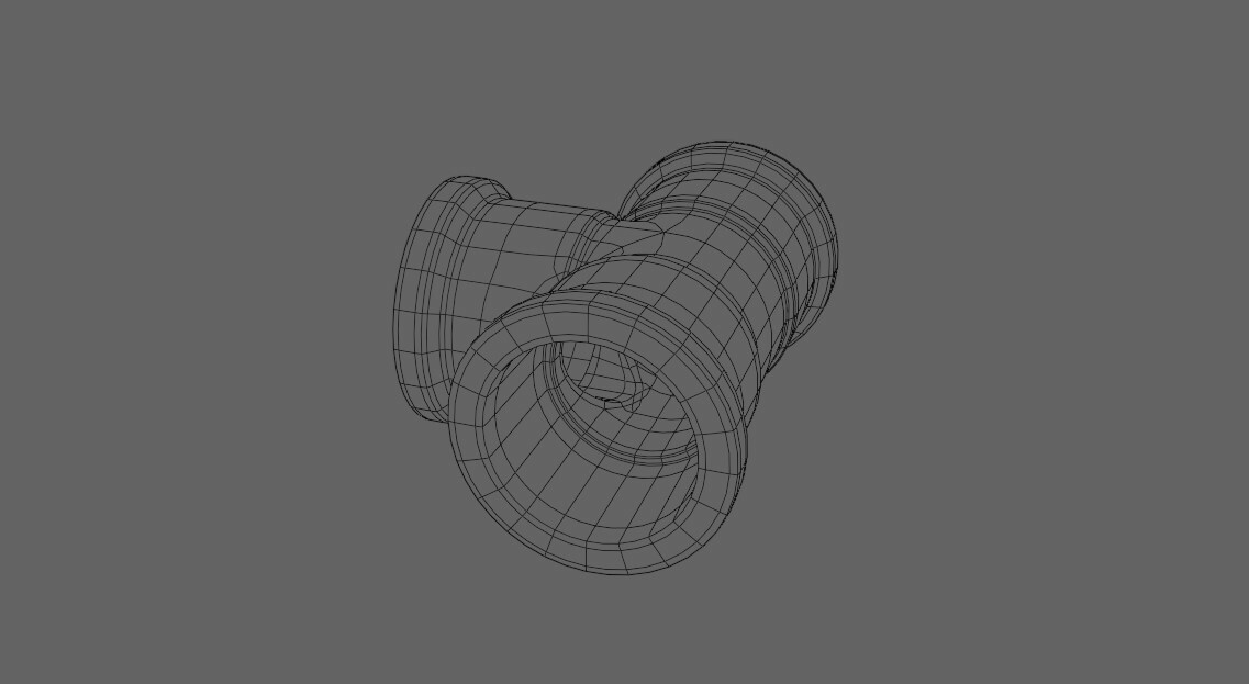 ArtStation - Pipe T PVC - Cano PVC | Game Assets