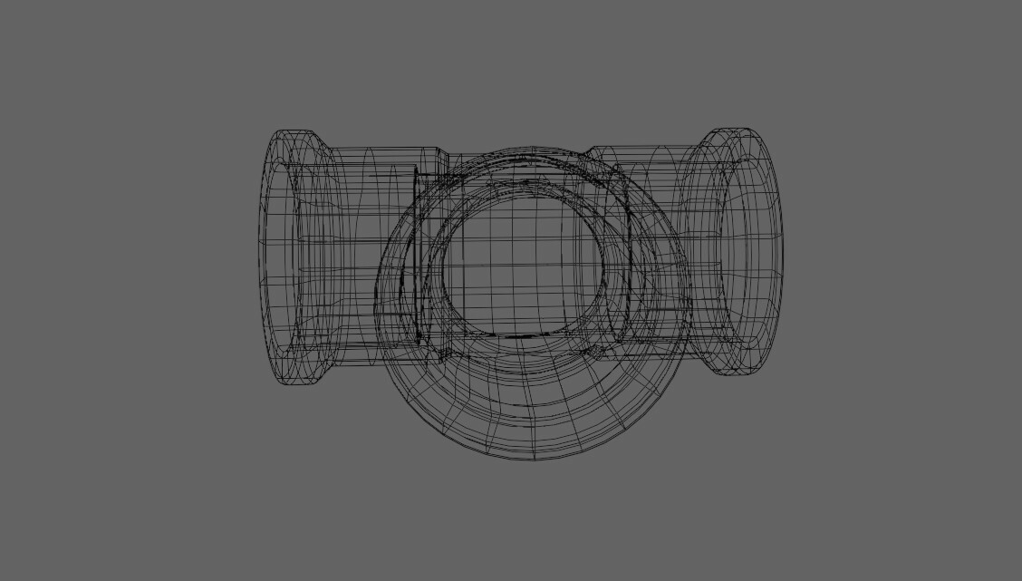 ArtStation - Pipe T PVC - Cano PVC | Game Assets