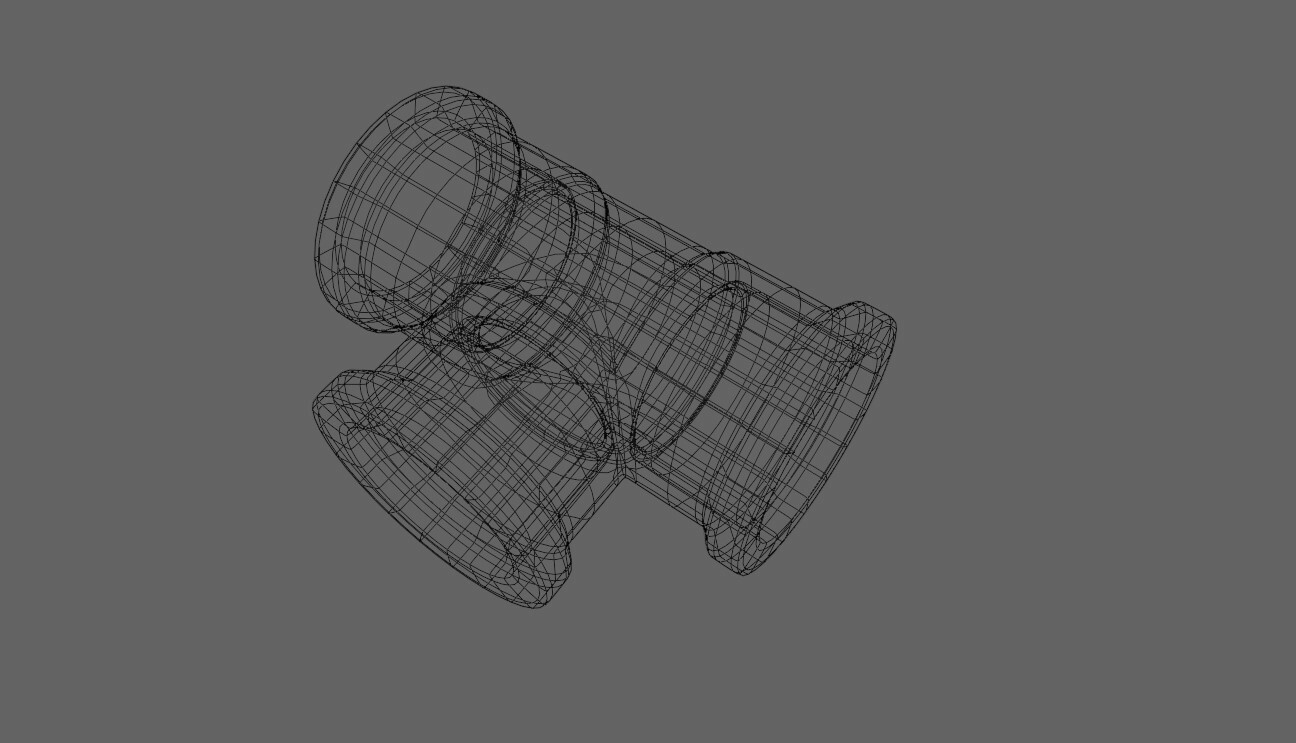 ArtStation - Pipe T PVC - Cano PVC | Game Assets