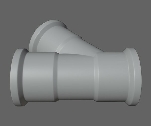 ArtStation - Pipe Y PVC - Cano PVC | Game Assets