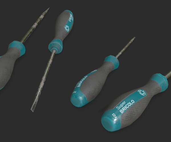 ArtStation - Screwdrivers Pack | Game Assets