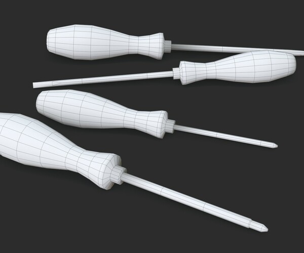 ArtStation - Screwdrivers Pack | Game Assets