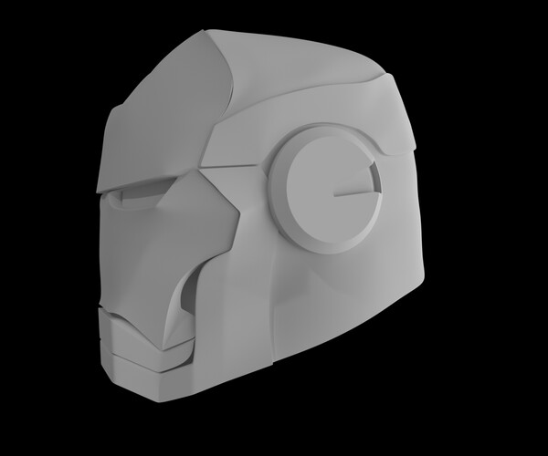 ArtStation - Iron Man Helmet 3D Model and 3D printing | Resources