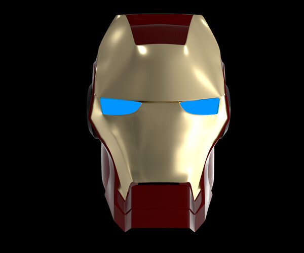 ArtStation - Iron Man Helmet 3D Model and 3D printing | Resources