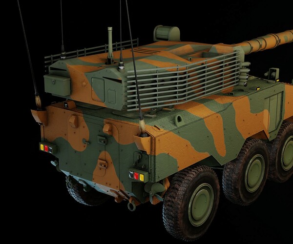 ArtStation - VBTP-MR Guarani | Game Assets