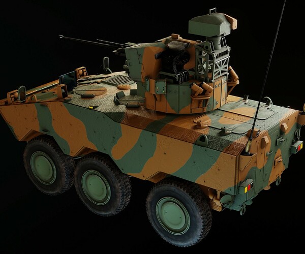 ArtStation - VBTP-MR Guarani | Game Assets