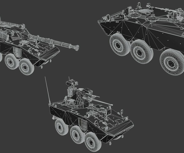 ArtStation - VBTP-MR Guarani | Game Assets