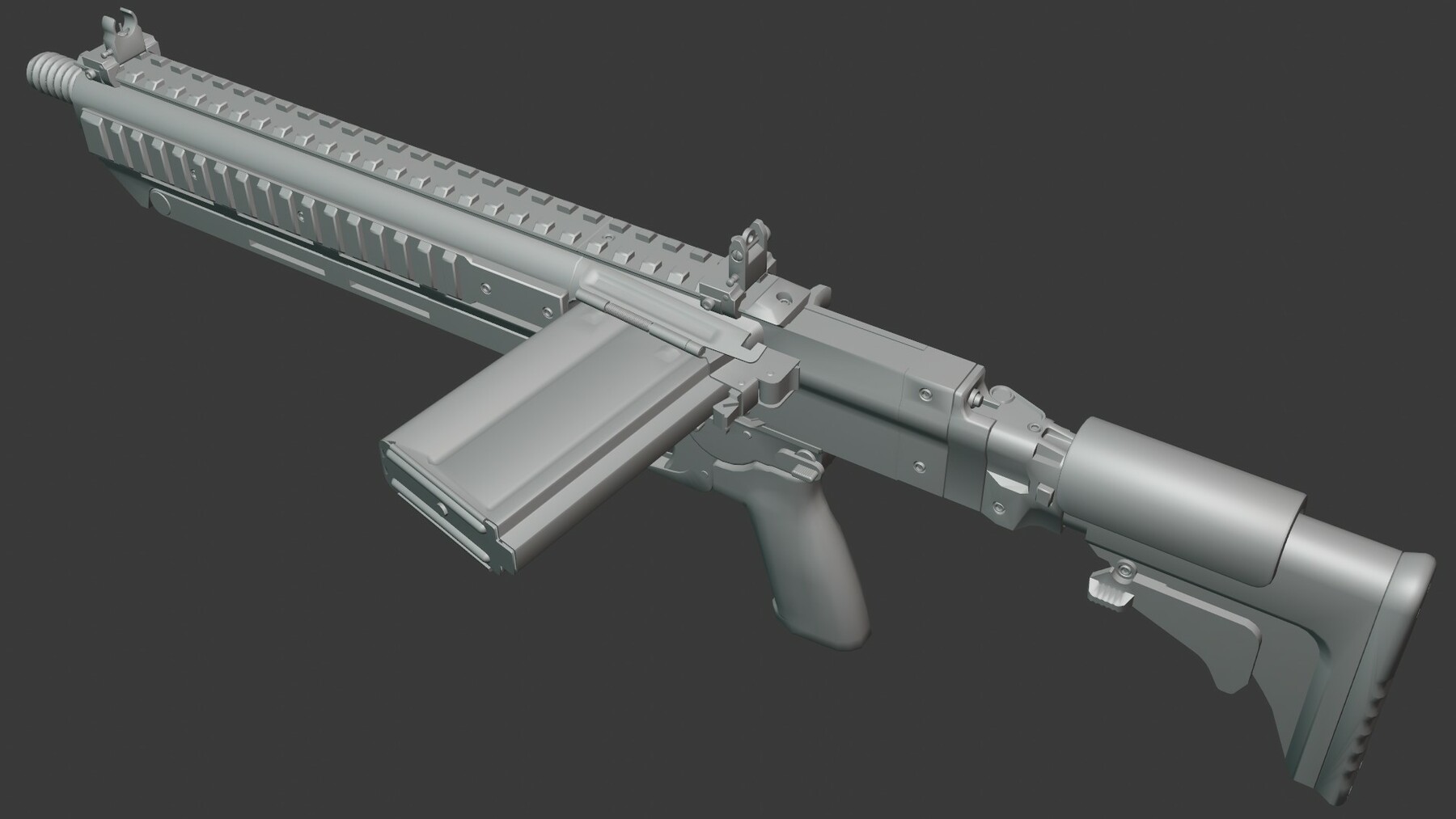 ArtStation - Modern FG42 | Game Assets