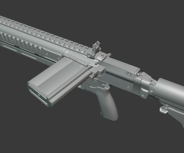 ArtStation - Modern FG42 | Game Assets