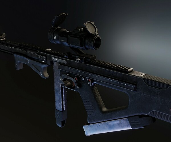 ArtStation - Tactical Thompson SMG | Game Assets