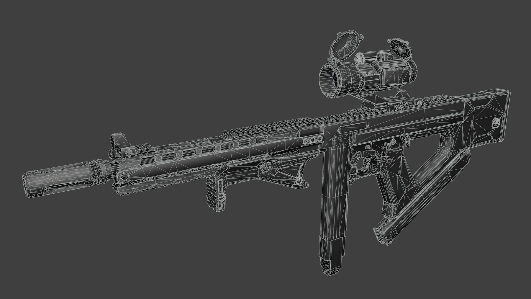 ArtStation - Tactical Thompson SMG | Game Assets