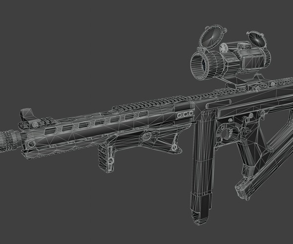 ArtStation - Tactical Thompson SMG | Game Assets