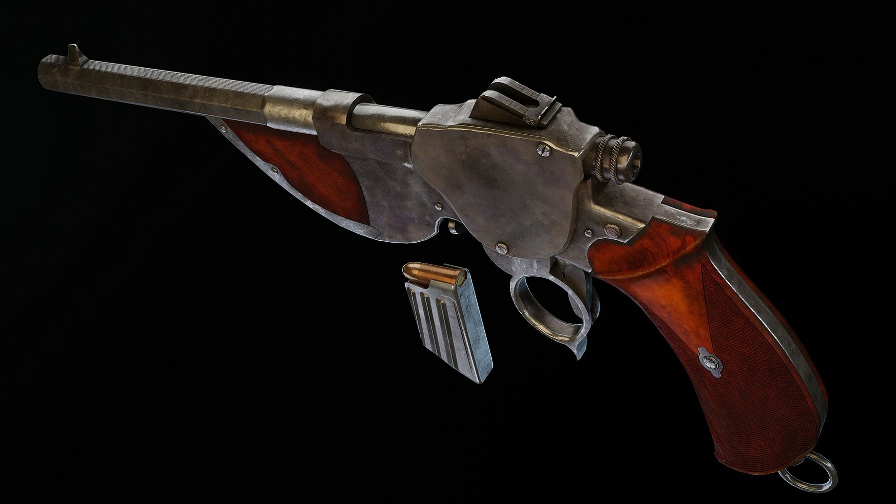 ArtStation - Bittner M1896 2 versions | Game Assets