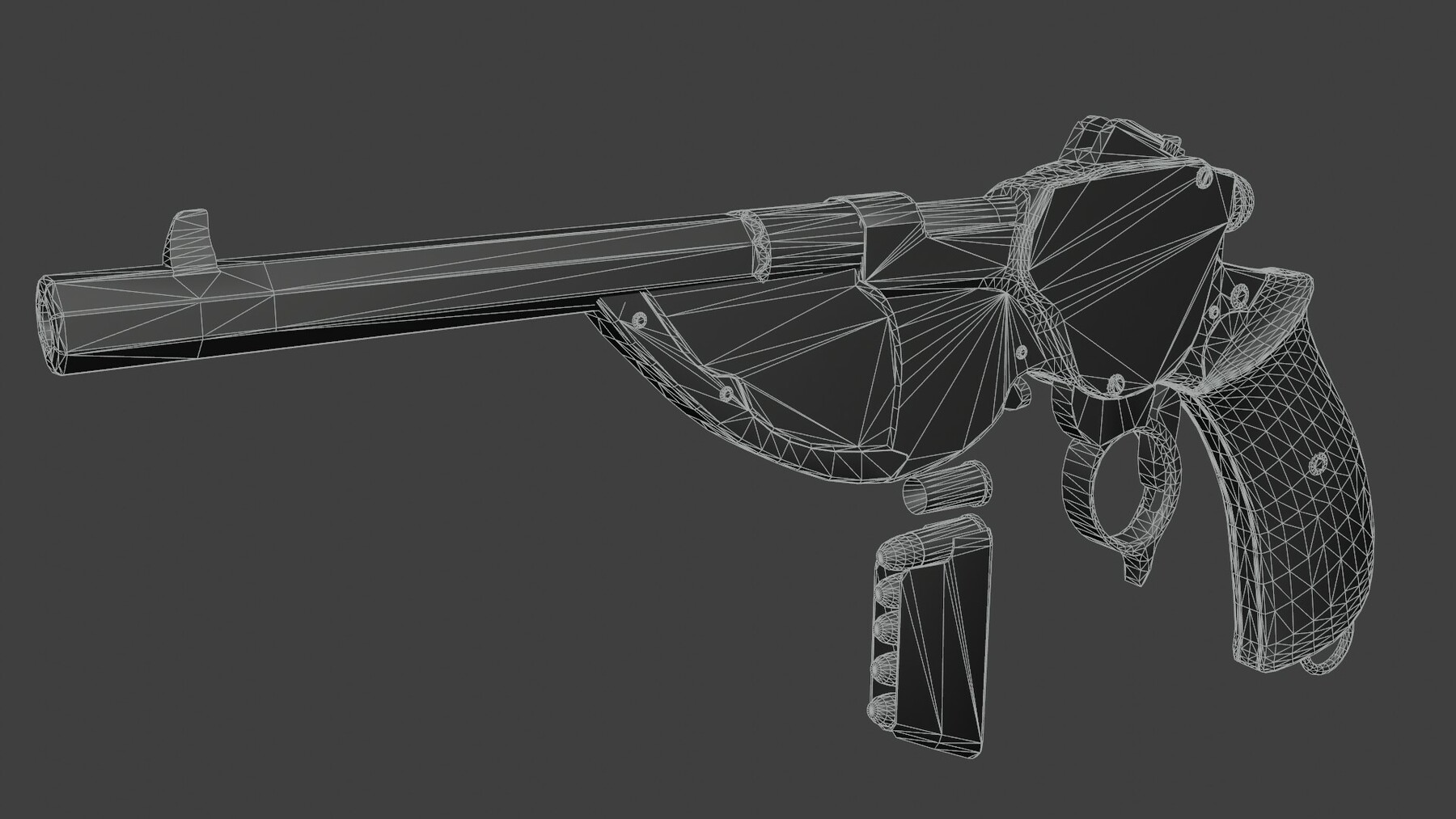 ArtStation - Bittner M1896 2 versions | Game Assets