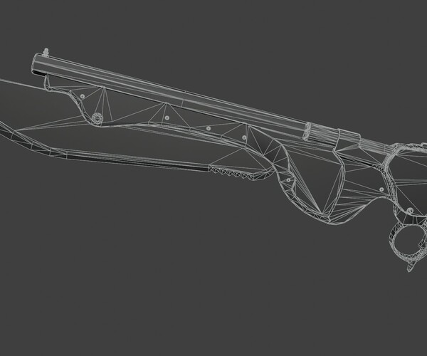 ArtStation - Bittner M1896 2 versions | Game Assets