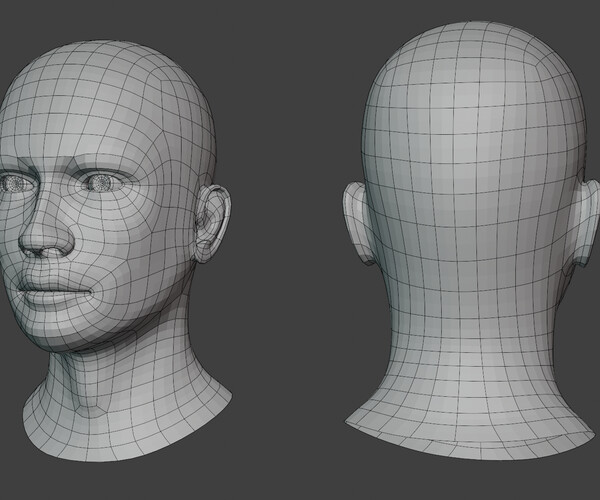 ArtStation - Male Head Base V3 | Resources