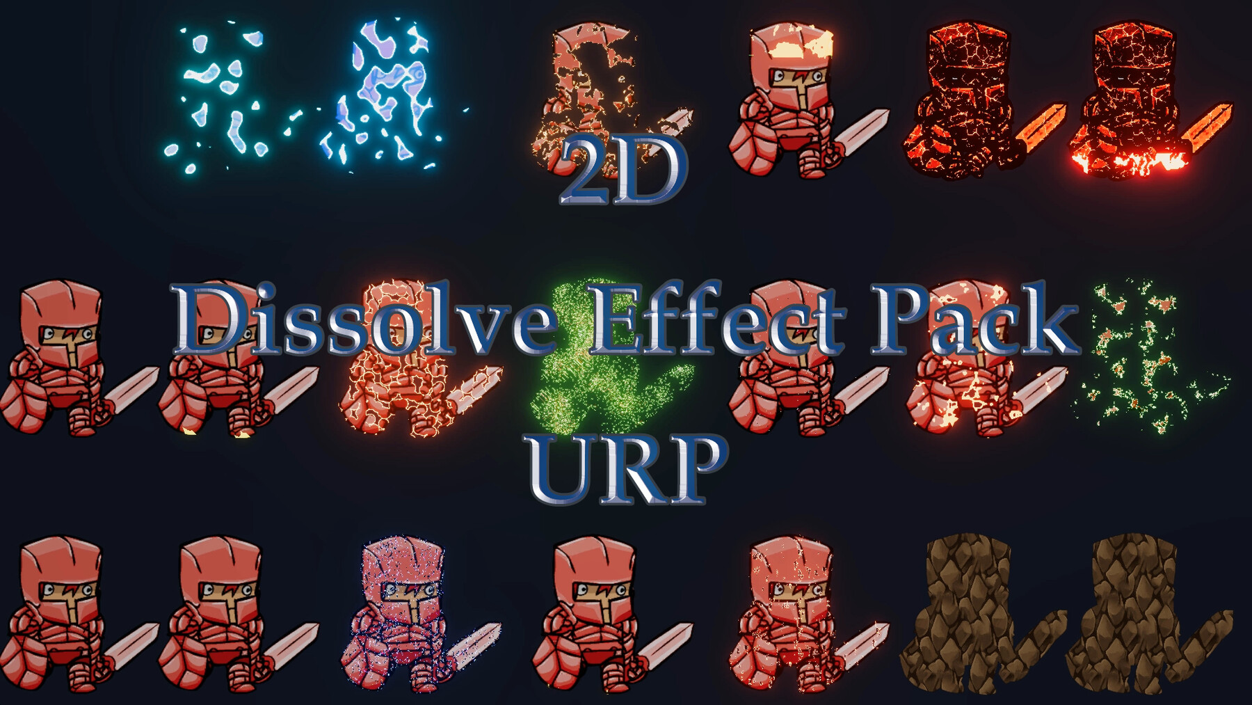 ArtStation - 2D Dissolve Effect Pack For The Universal Render Pipeline ...