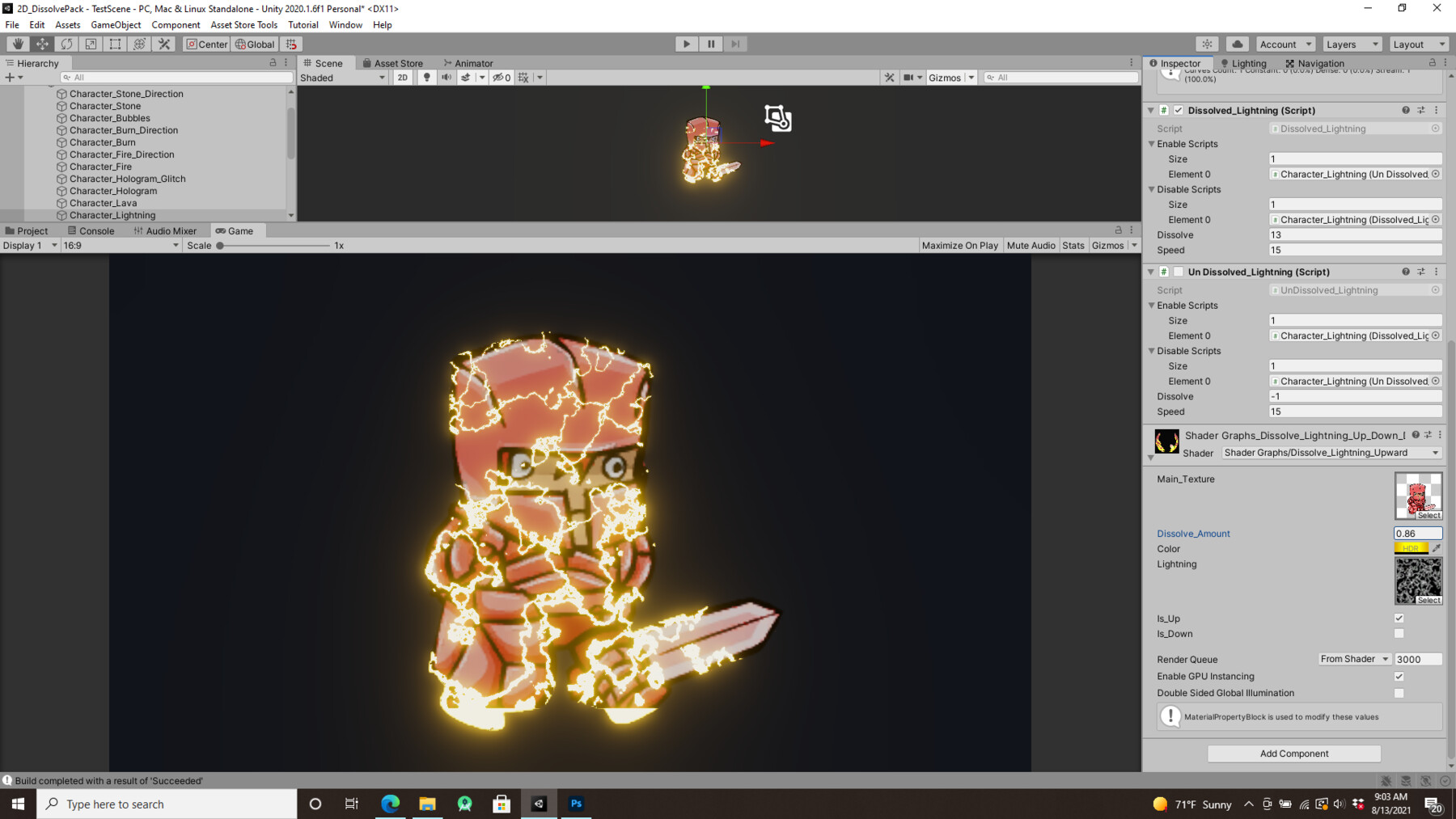 ArtStation - 2D Dissolve Effect Pack For The Universal Render Pipeline ...