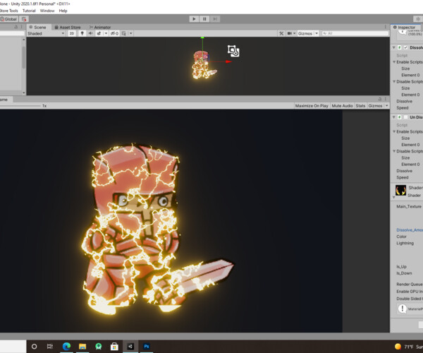 ArtStation - 2D Dissolve Effect Pack For The Universal Render Pipeline | Game Assets