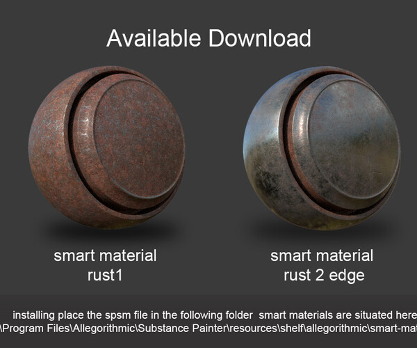 ArtStation - rust texture substance designer | Game Assets