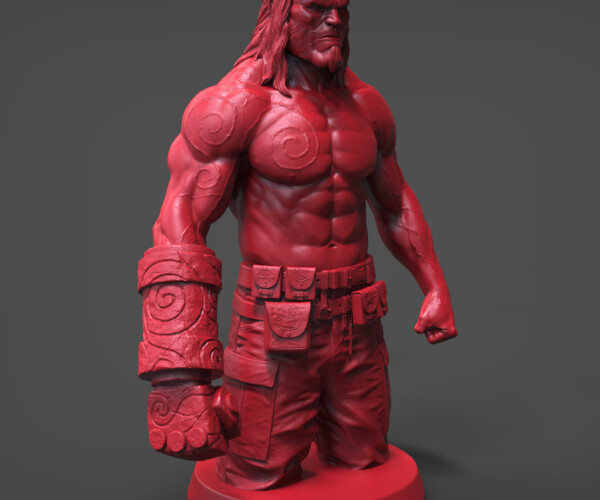 ArtStation - Hellboy 3D Print | Resources