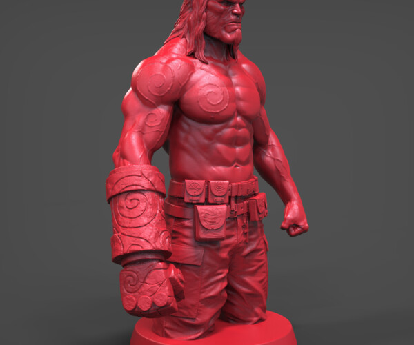 ArtStation - Hellboy 3D Print | Resources