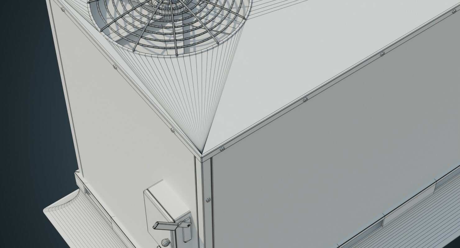 ArtStation - Rooftop AC Unit 2A | Game Assets