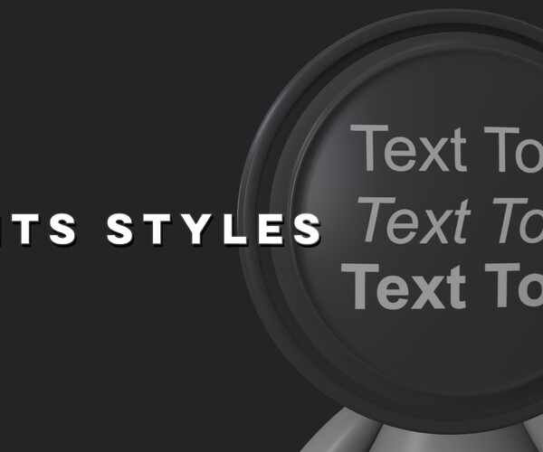 ArtStation - The Ultimate Text Tool - Substance Painter | Brushes