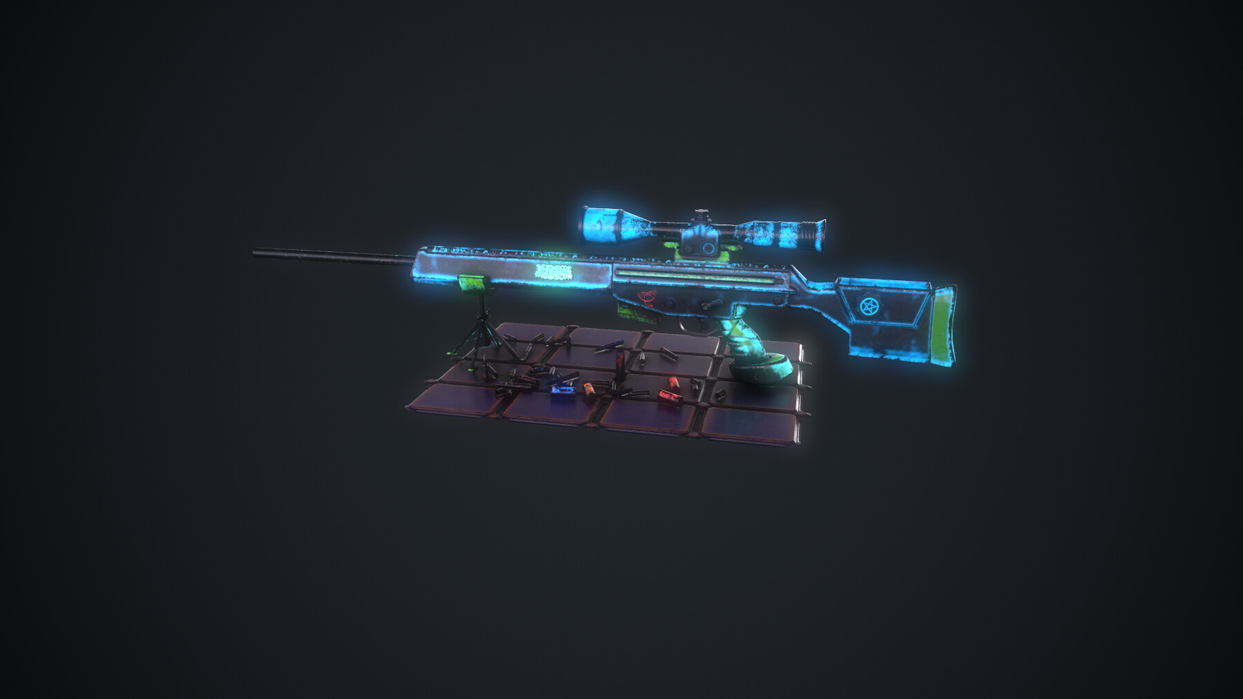 ArtStation - Sniper Rifle - NeonGux | Game Assets