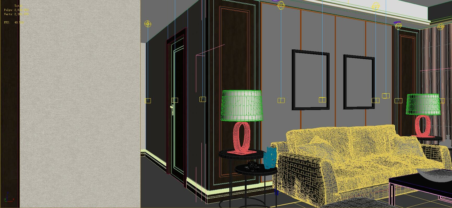 ArtStation - mic Modern Style Living Room Restaurant Space 19 | Resources