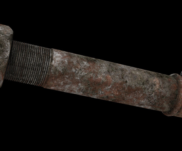 ArtStation - Rusty pipe PBR | Game Assets