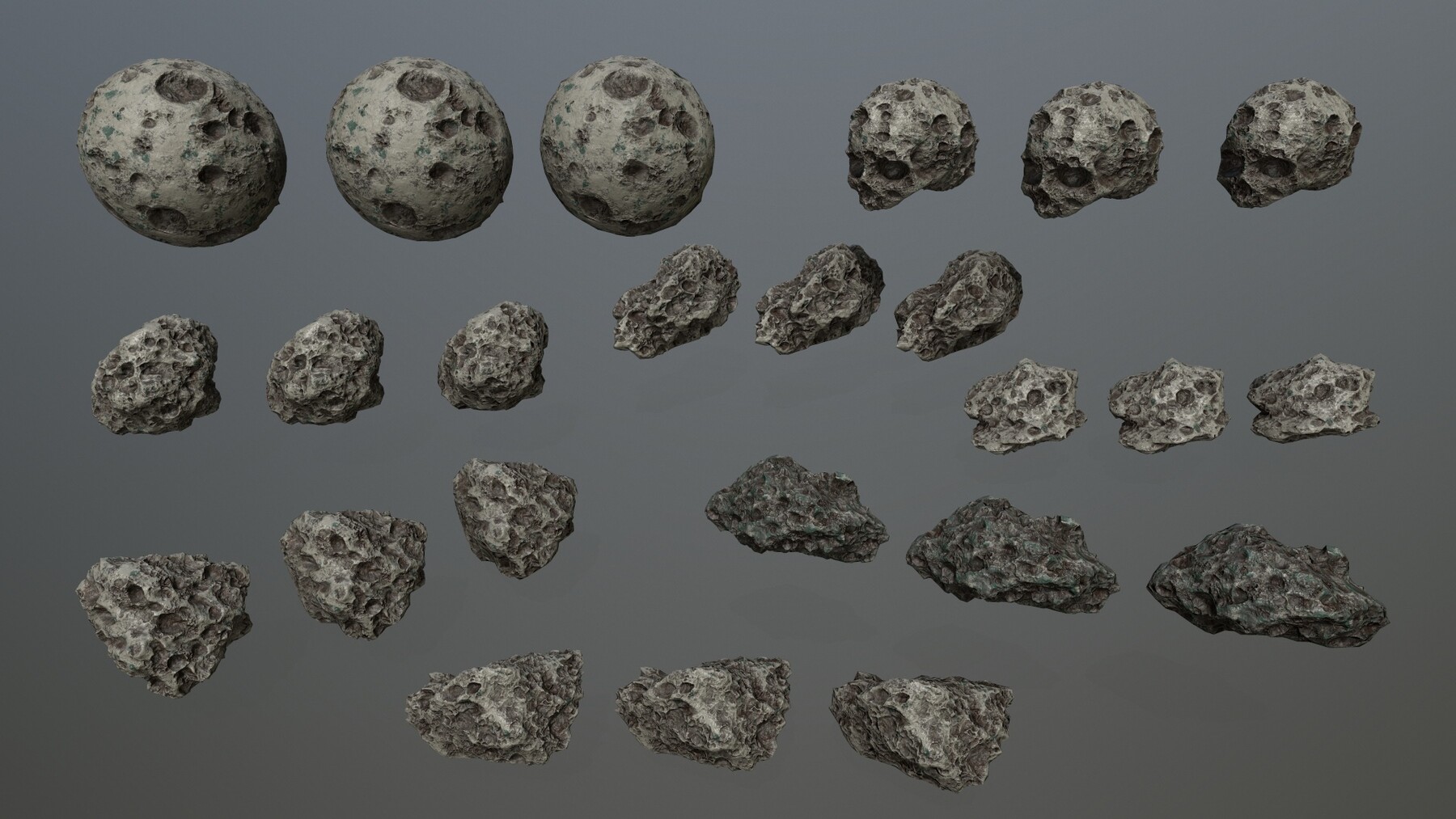 ArtStation - Asteroid Set | Game Assets