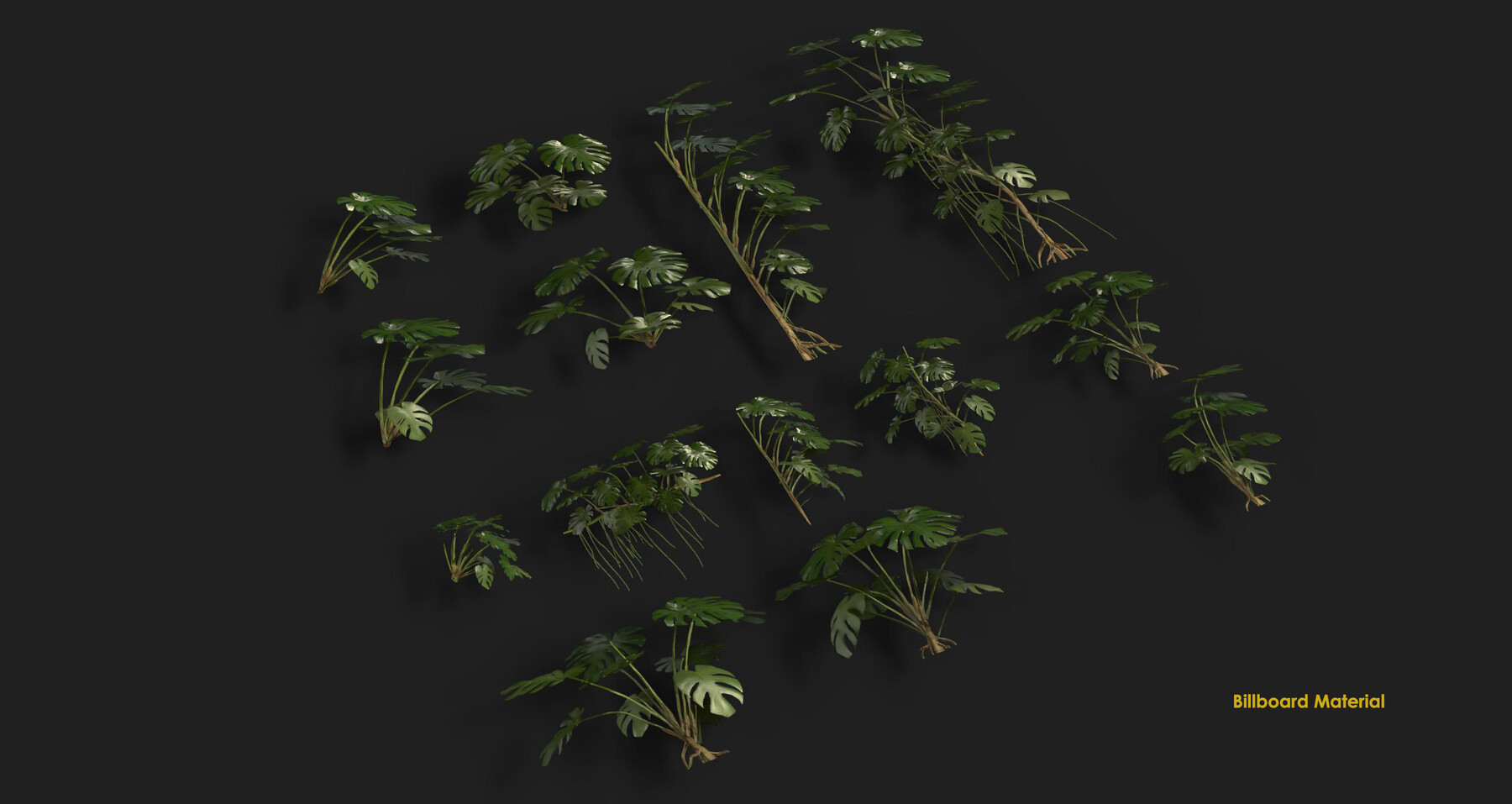 ArtStation - Monstera Deliciosa Plant | Game Assets