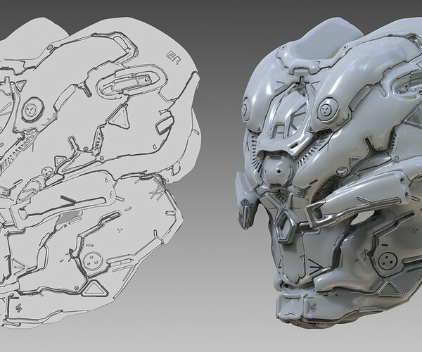 ArtStation - Mask design tutorial | Tutorials