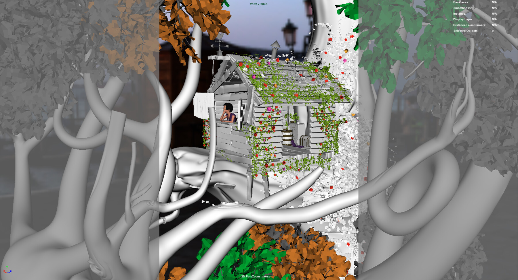 ArtStation - C A L M | 落ち着いて , Full Maya Project. | Resources