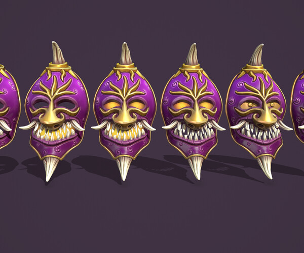 ArtStation - Fantasy masks collection | Game Assets