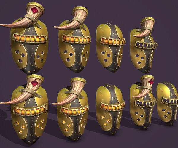 ArtStation - Fantasy masks collection | Game Assets