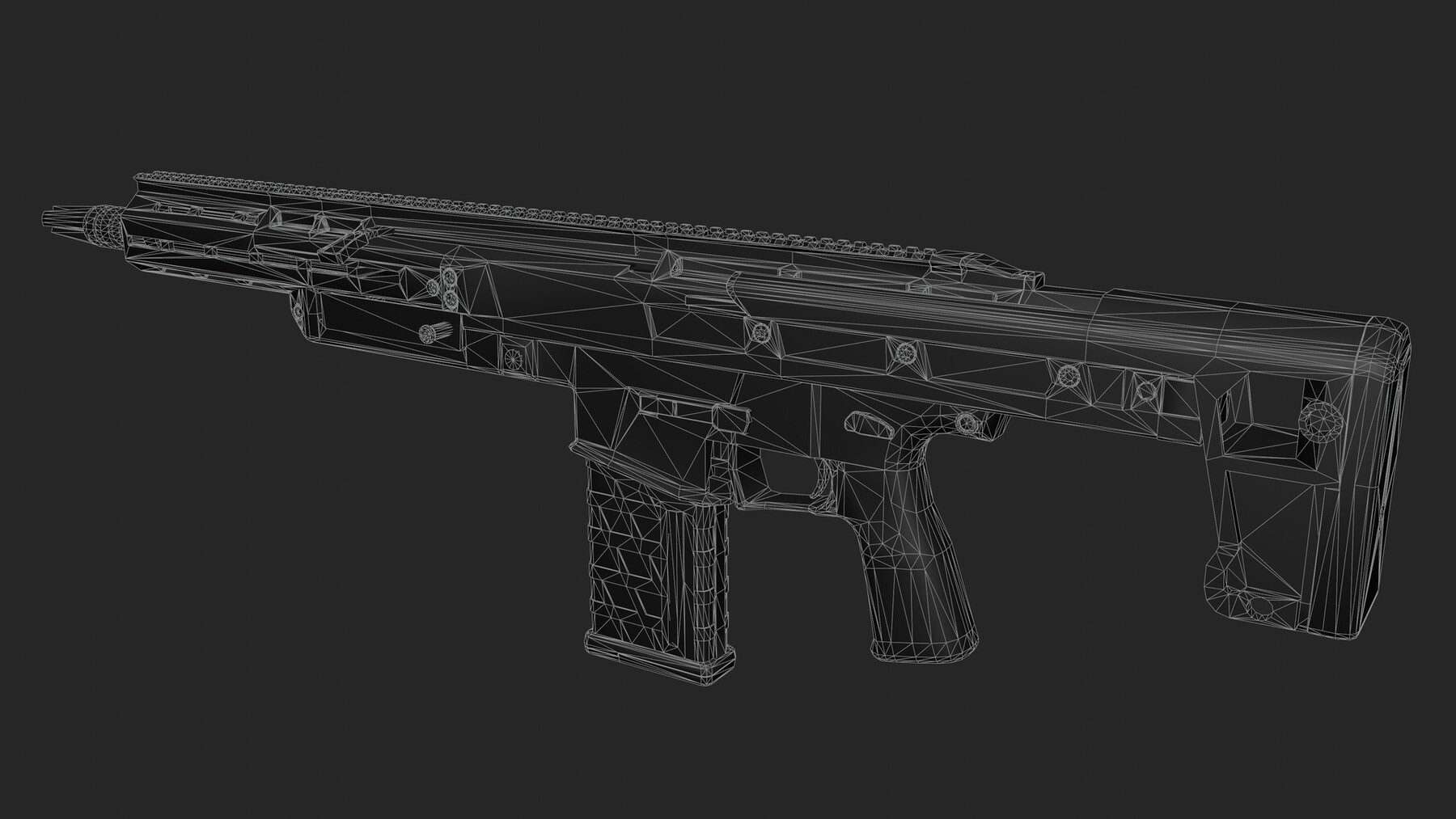 ArtStation - Textron NGSW-R assault rifle | Game Assets