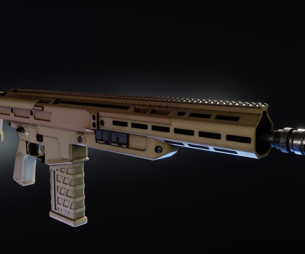 ArtStation - Textron NGSW-R assault rifle | Game Assets