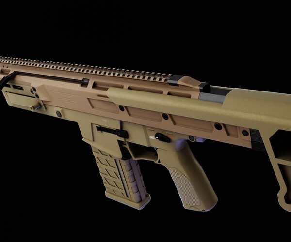 ArtStation - Textron NGSW-R assault rifle | Game Assets