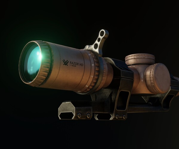 ArtStation - Vortex Razor HD Gen3 scope | Game Assets