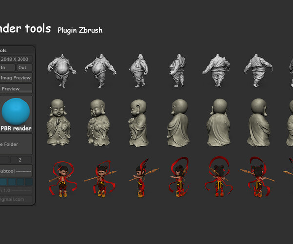 ArtStation - BPR Render tools plugin Zbrush | Resources