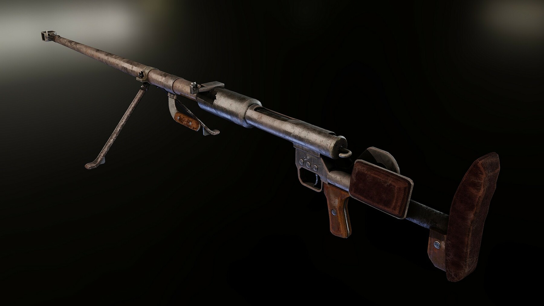 ArtStation - PTRD-41 Degtyaryov Anti-Tank Rifle | Game Assets