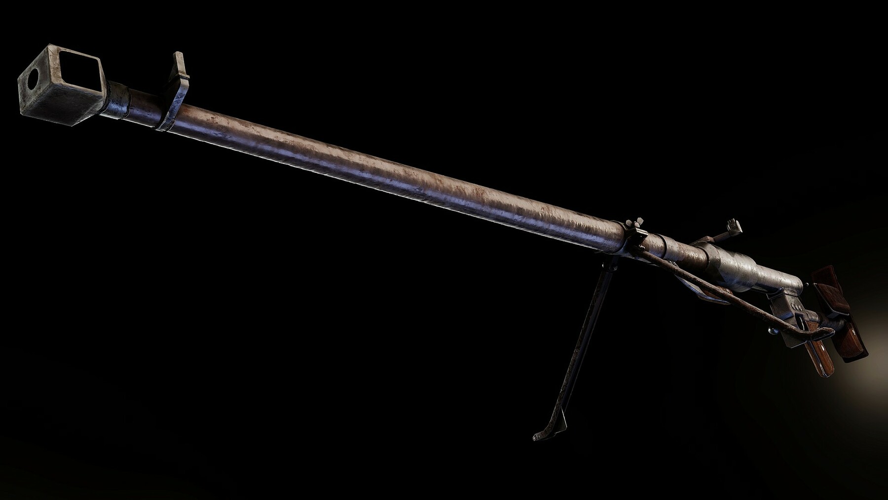 ArtStation - PTRD-41 Degtyaryov Anti-Tank Rifle | Game Assets