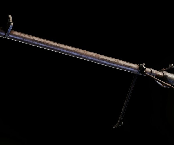 ArtStation - PTRD-41 Degtyaryov Anti-Tank Rifle | Game Assets